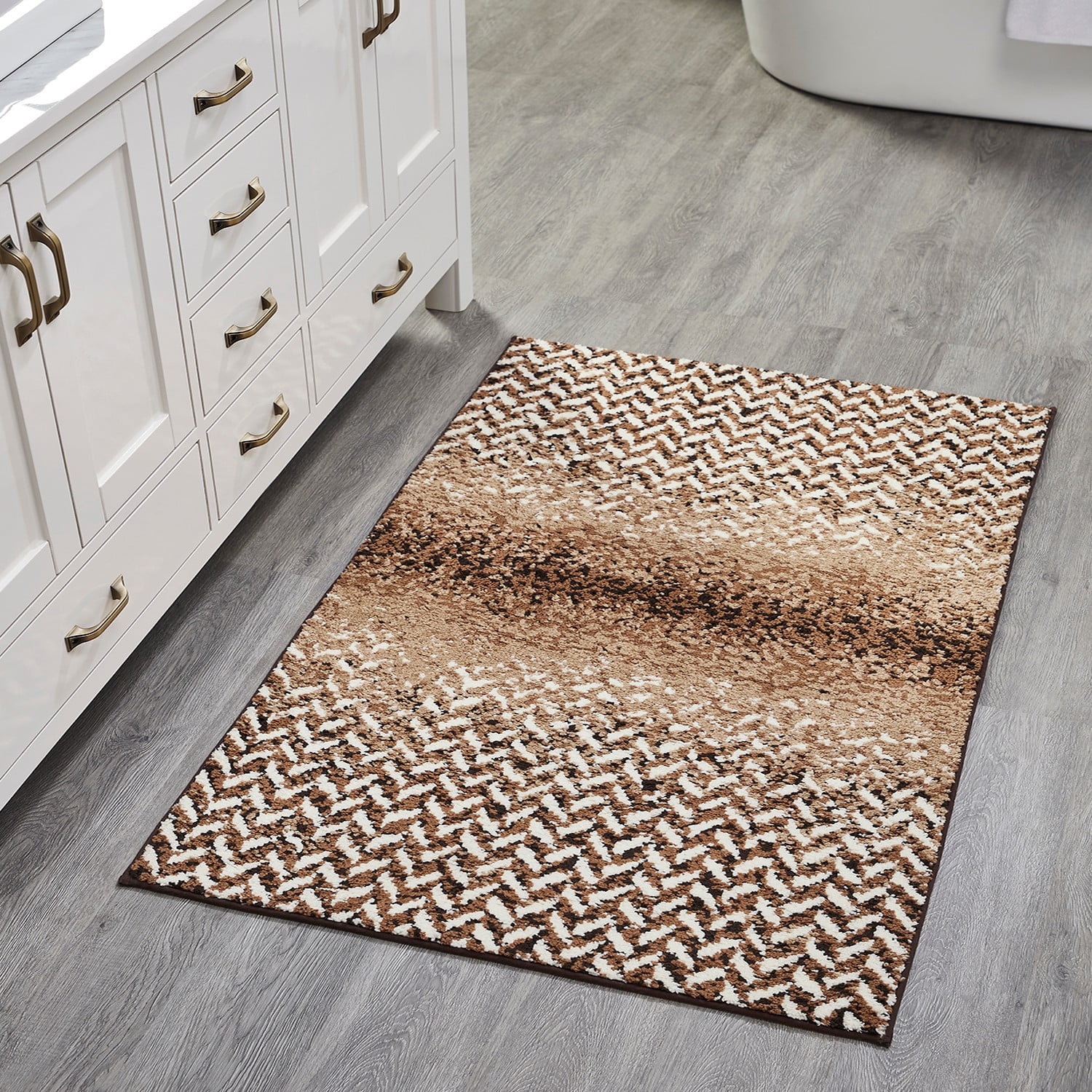 Better Trends Bath Rug 30” x 50” Bathroom Rug Mat Non-Slip Micro ...