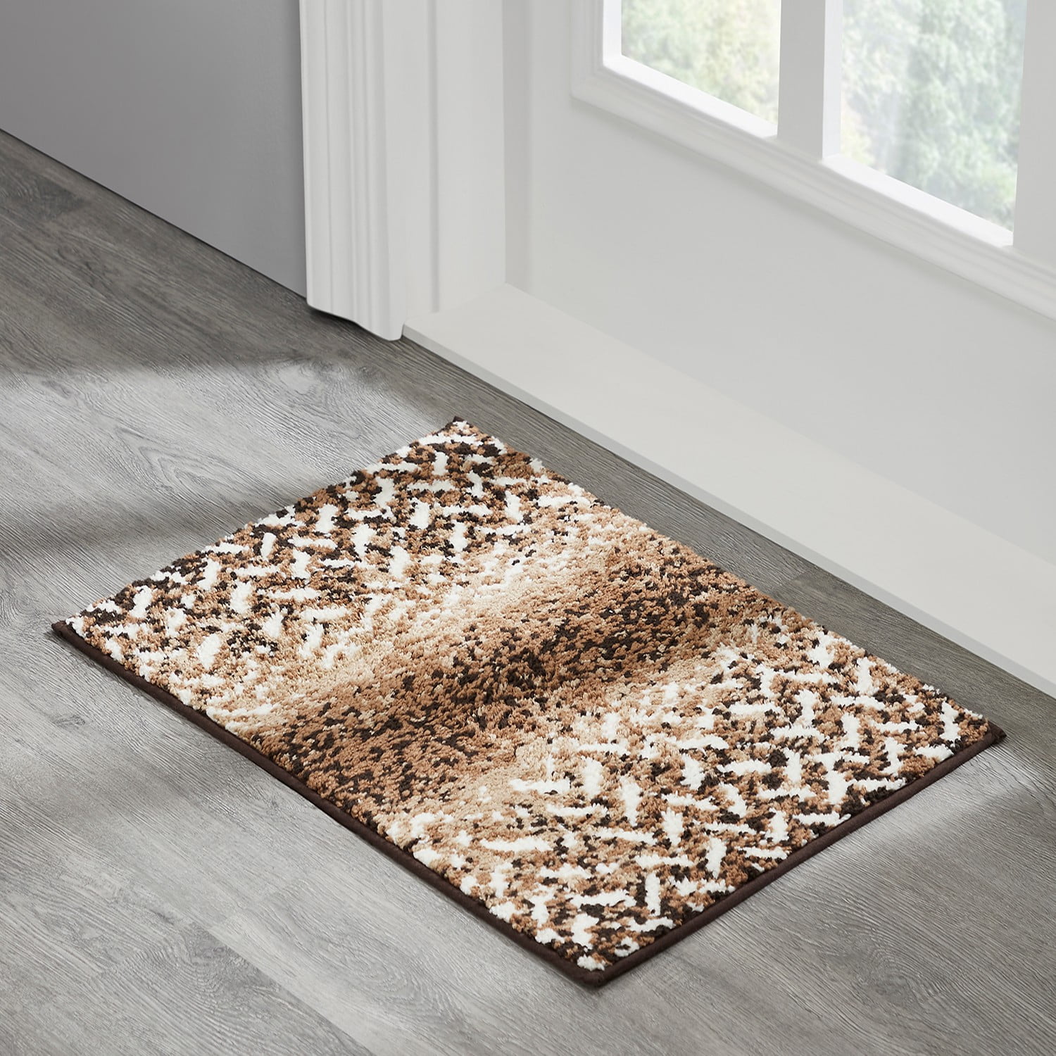 Better Trends Bath Rug Set 2 Piece Bath Mat Non Slip Micro Polyester ...