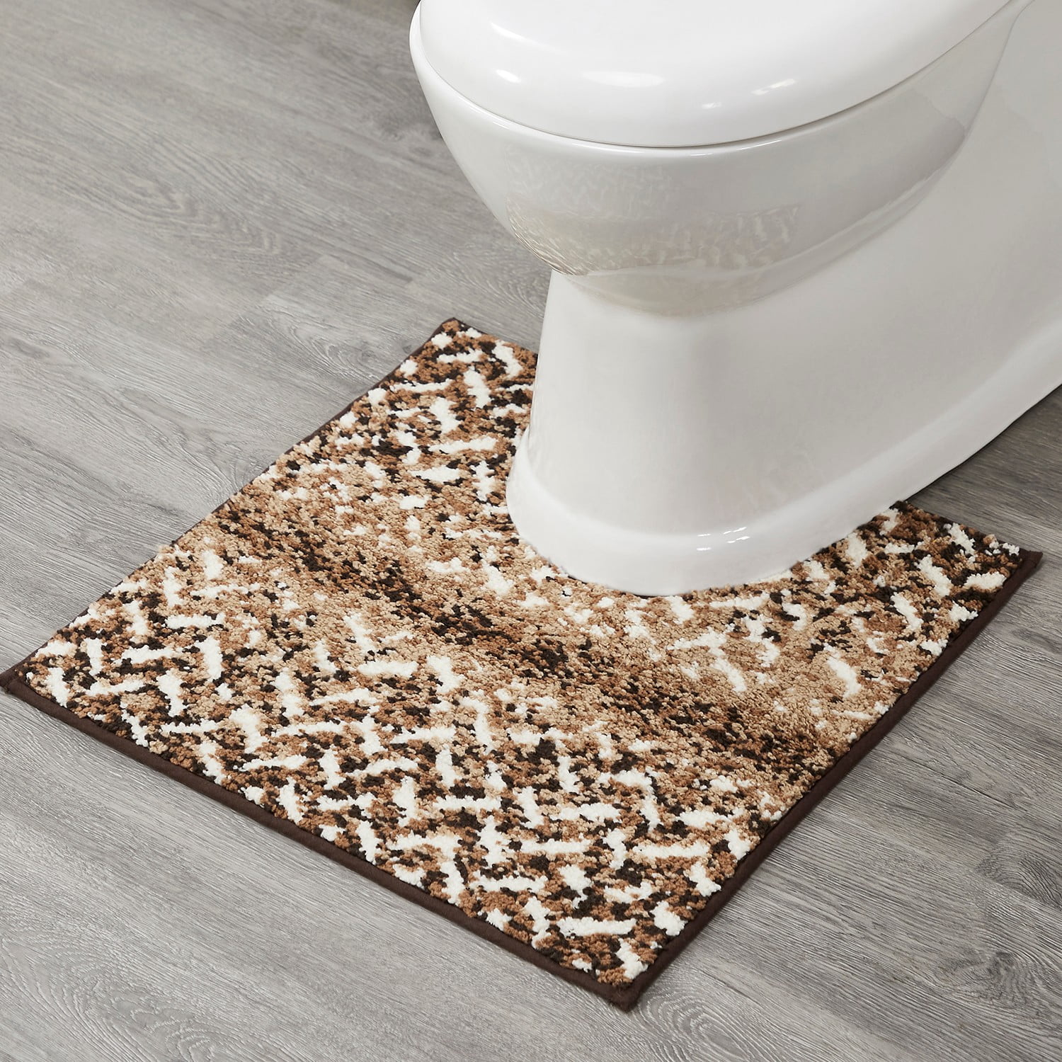 Better Trends Casablanca Collection Micro Polyester Bath Rug Set in ...