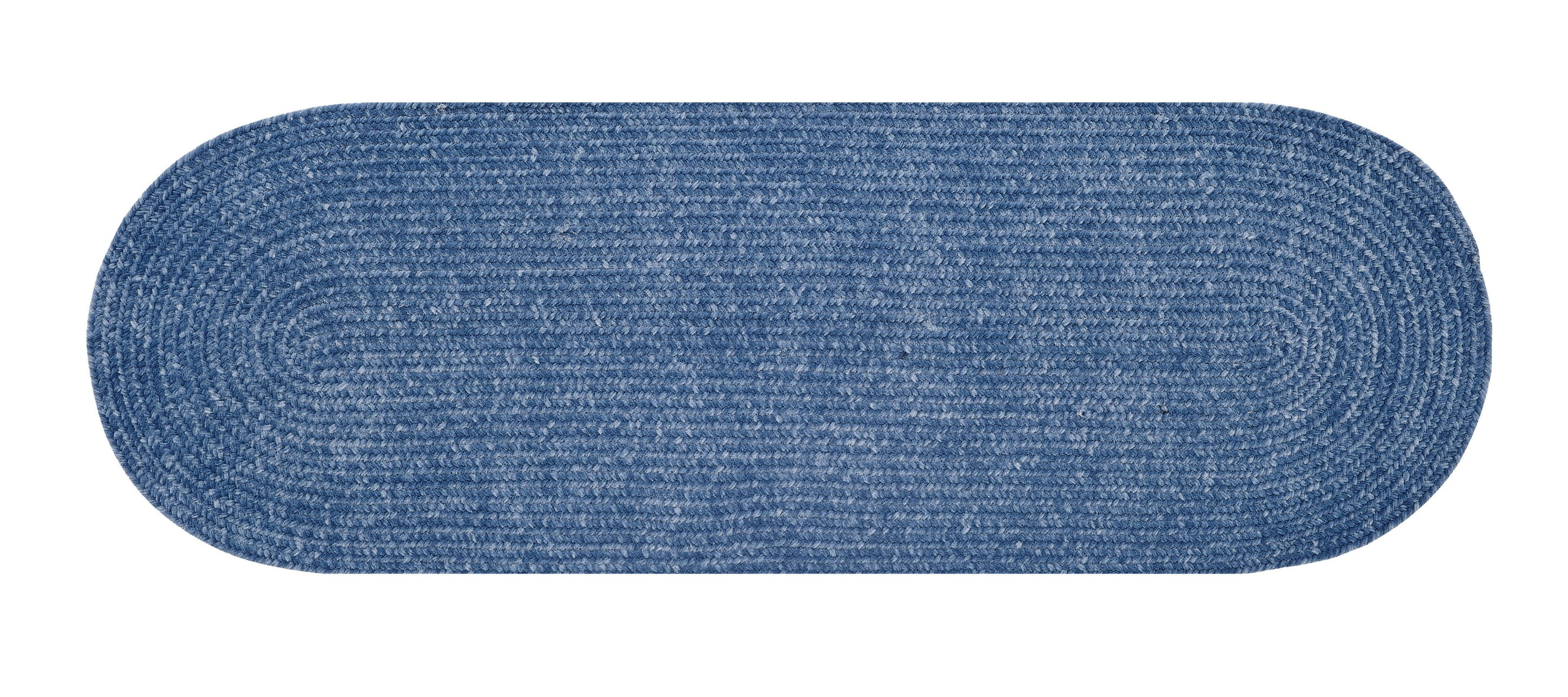 Better Trends Chenille Solid 100% Polyester 24"x108" Braided Rug ...