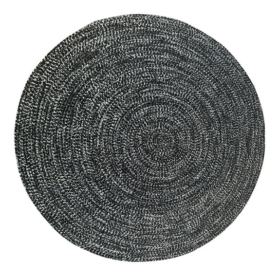 Better Trends 96" Round Braided Rug 100% Polyester Durable and Stain ...