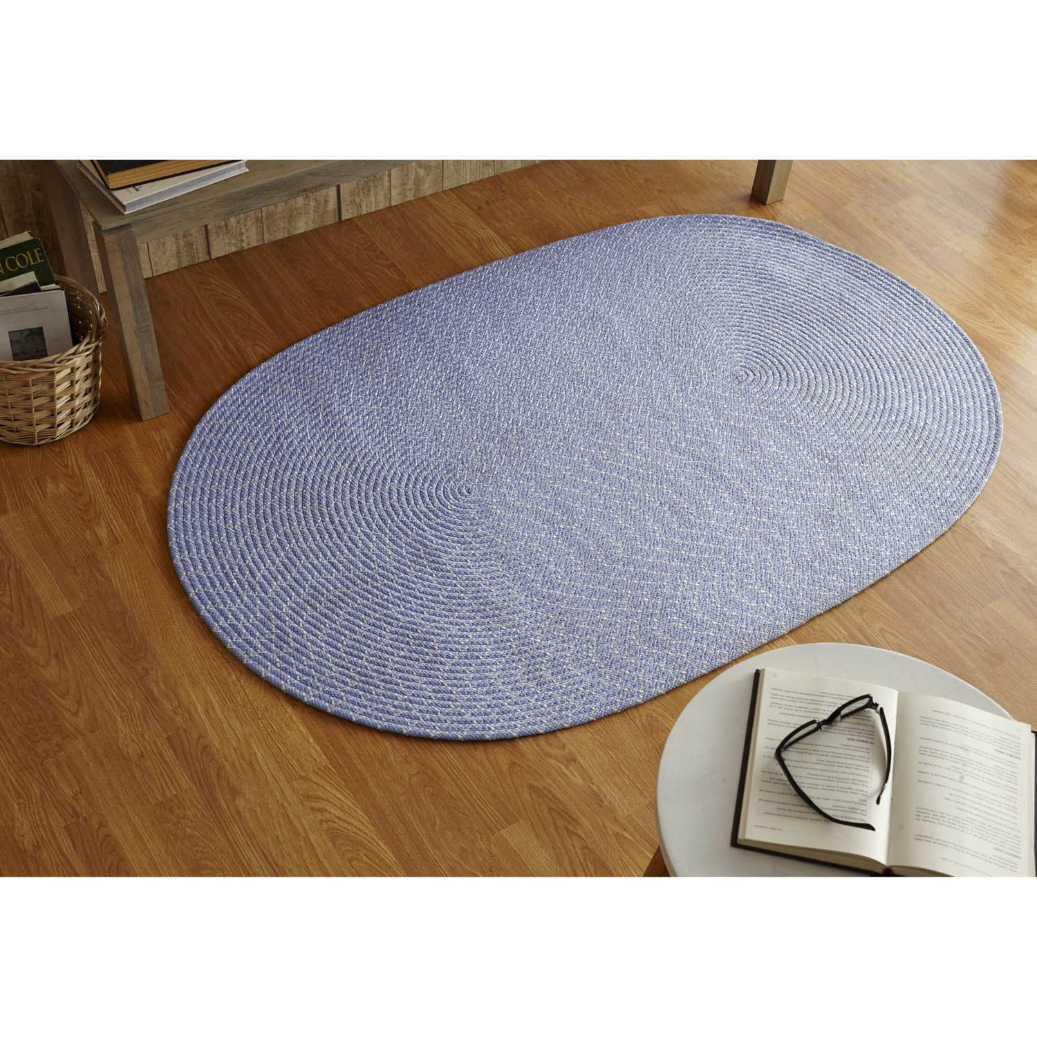 Better Trends 48" Octagonal Braided Rug 100% Polypropylene Durable and ...