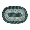 Better Trends 20" x 30" Oval Braided Rug 100% Polypropylene Durable and ...