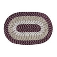 Better Trends 20" x 30" Oval Braided Rug 100% Polypropylene Durable and ...