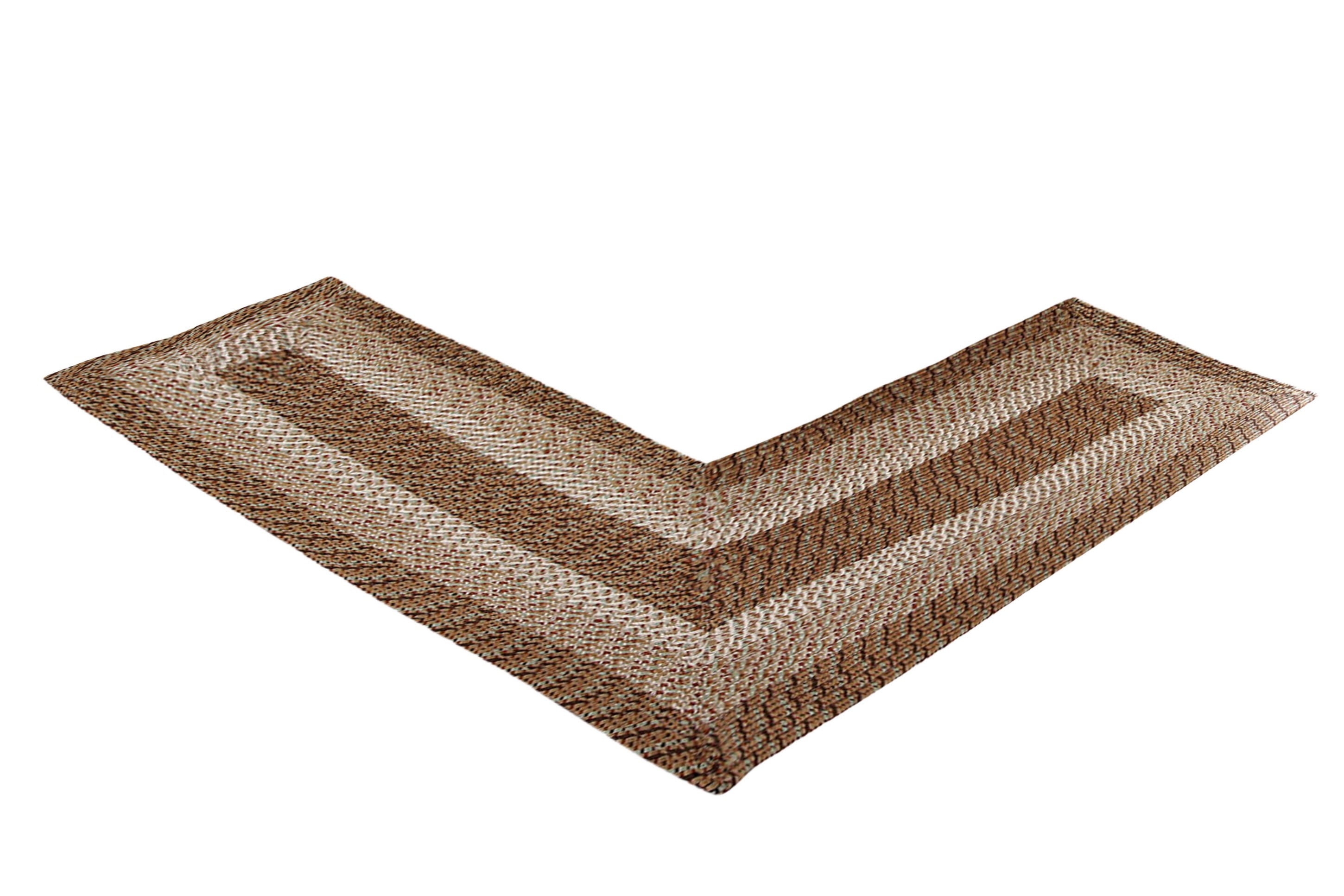 Better Trends Country Polypropylene 24"x68"x68" Braided Rug, Indoor Use ...