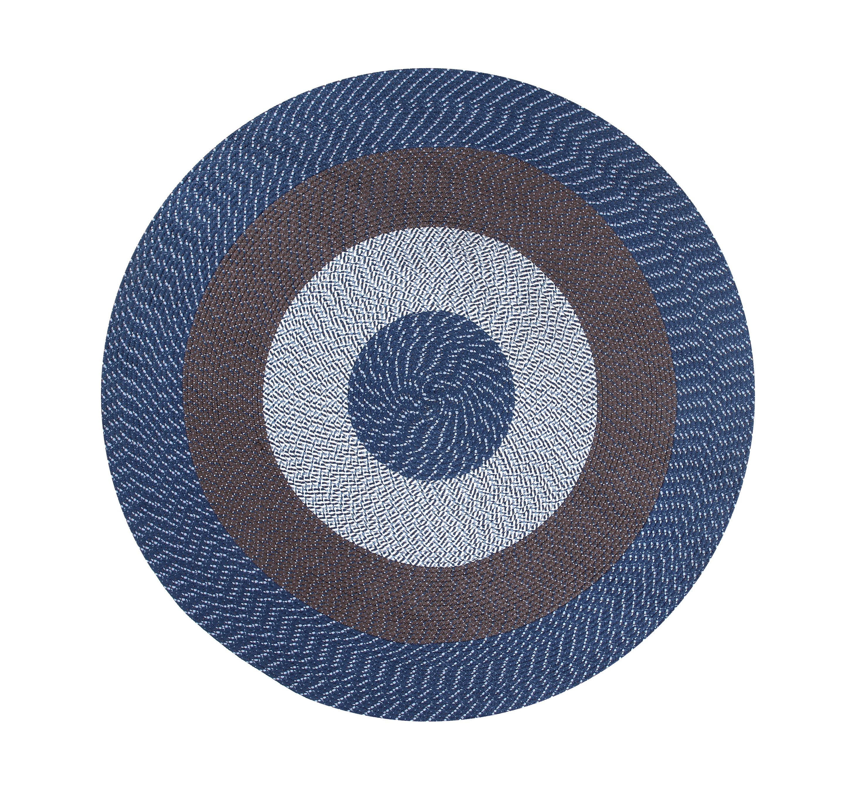 Better Trends 72" Round Braided Rug 100% Polypropylene Durable and ...