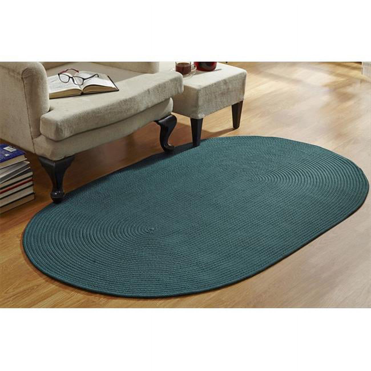 Better Trends Country Solid Braided Rug- Hunter - 96 x 132 in ...