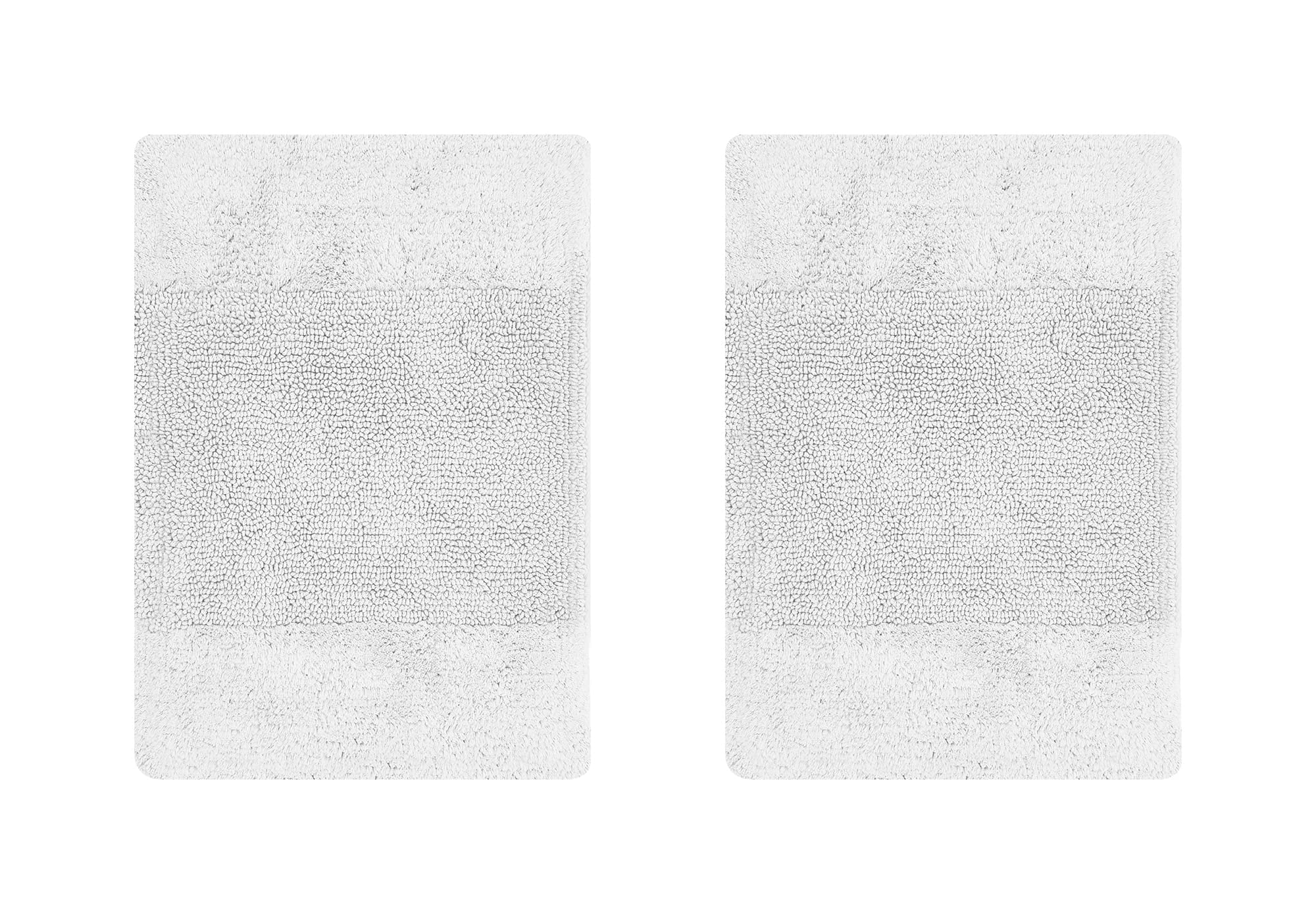 Better Trends 2 Piece Bathroom Rug Set, 100% Cotton, Extra Soft Tufted ...