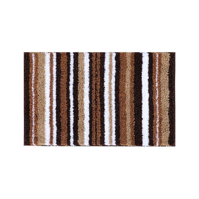 Better Trends Griffie Collection 100% Polyester Rectangle Bath Rug ...