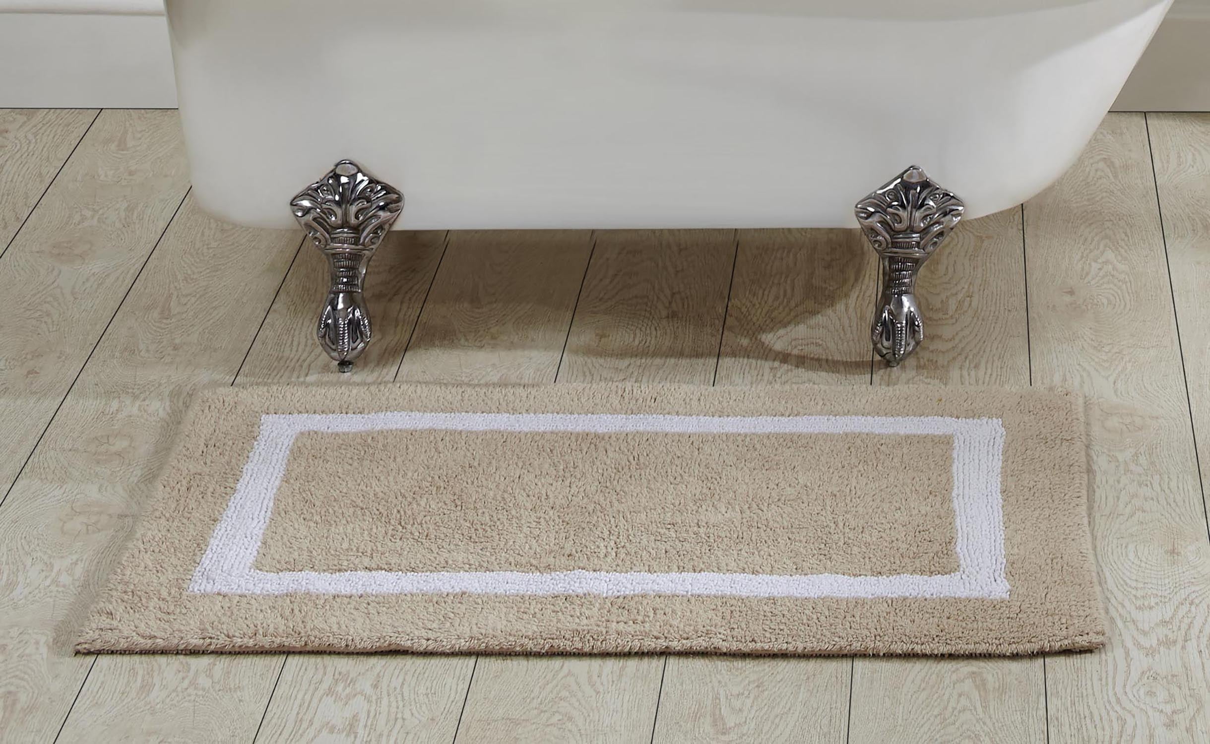 Better Trends 24" x 40" Bathroom Rugs Mat 100% Cotton Soft Bath Rug ...