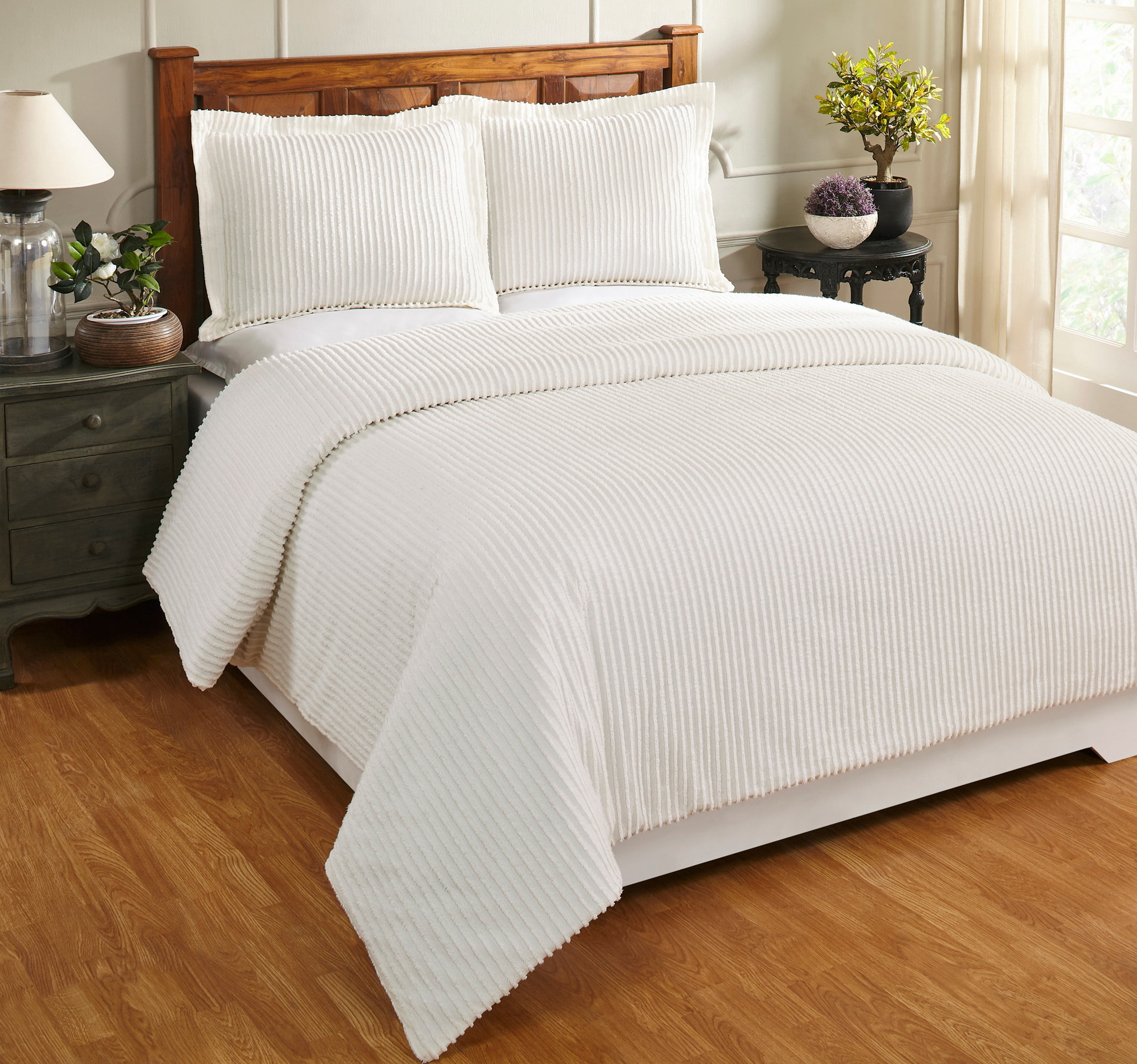 Better Trends Jullian Comforter Set Collection 100% Cotton Tufted ...