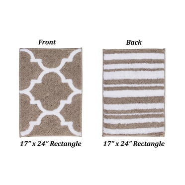 SKL Home Water Stripe Bath Rug, 20" x 30", Natural - Walmart.com