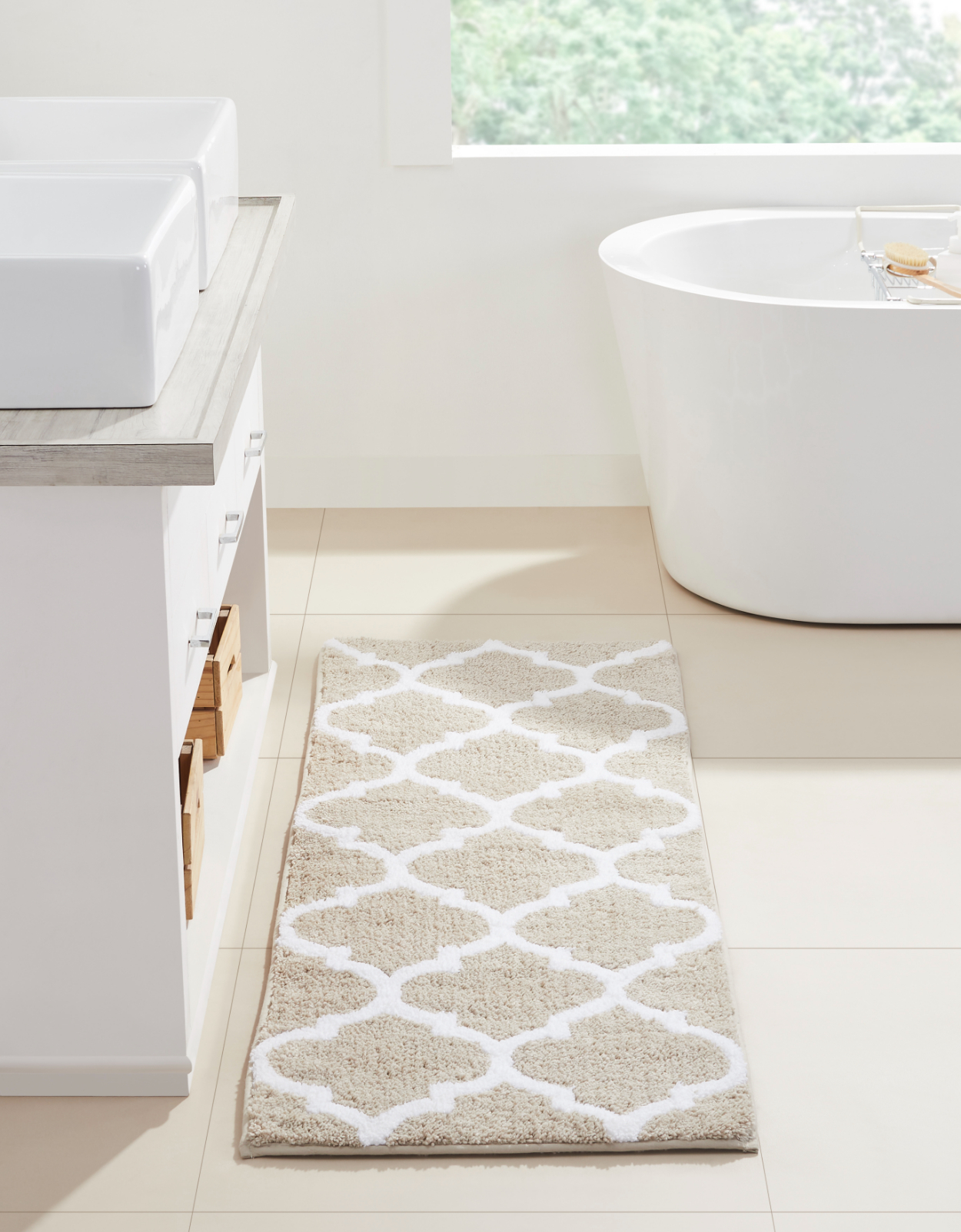 Better Trends 20" x 60" Runner Bathroom Rug Extra Soft Non-Slip Bath ...