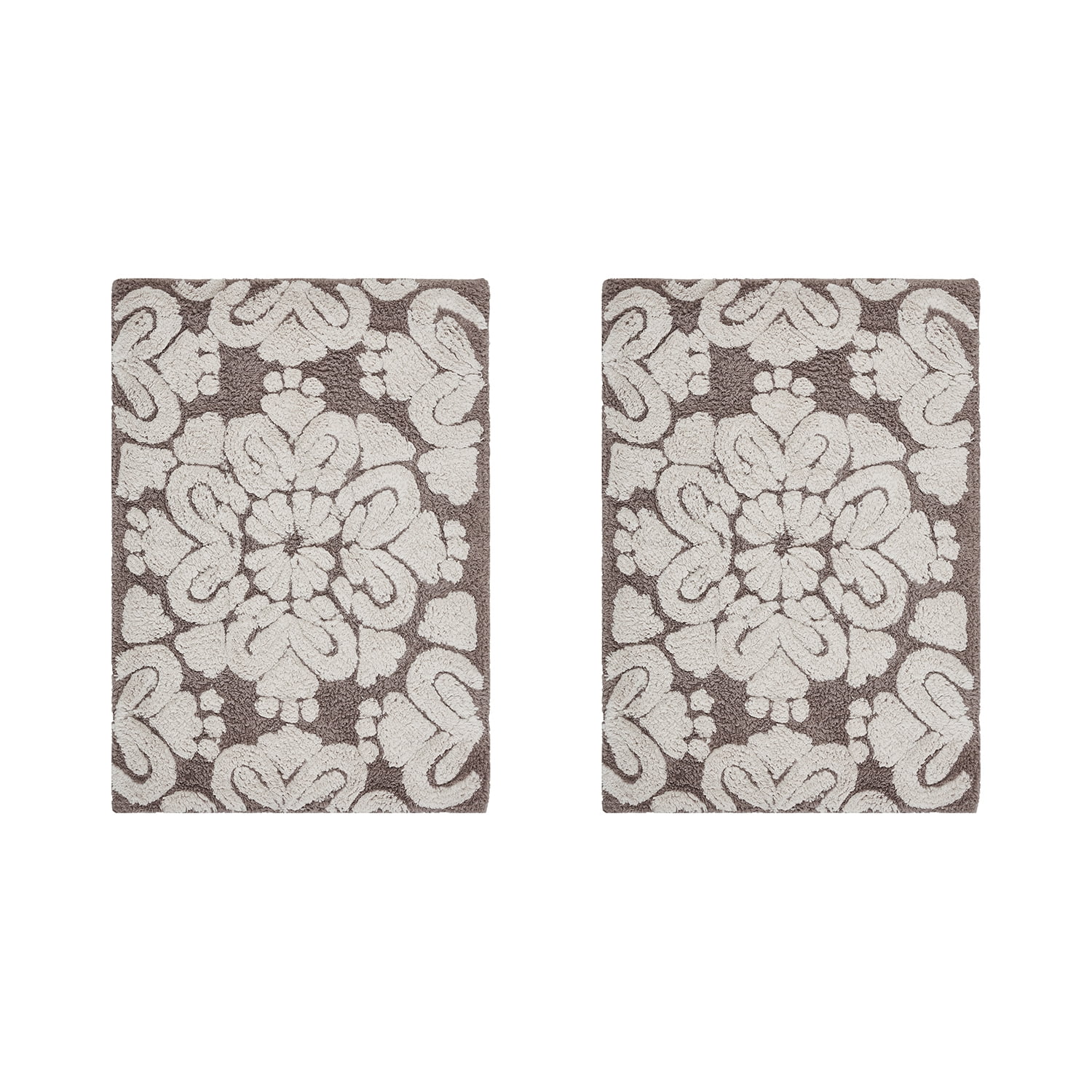 Better Trends 2 Piece Bathroom Rug Set 100% Cotton Extra Soft Tufted ...