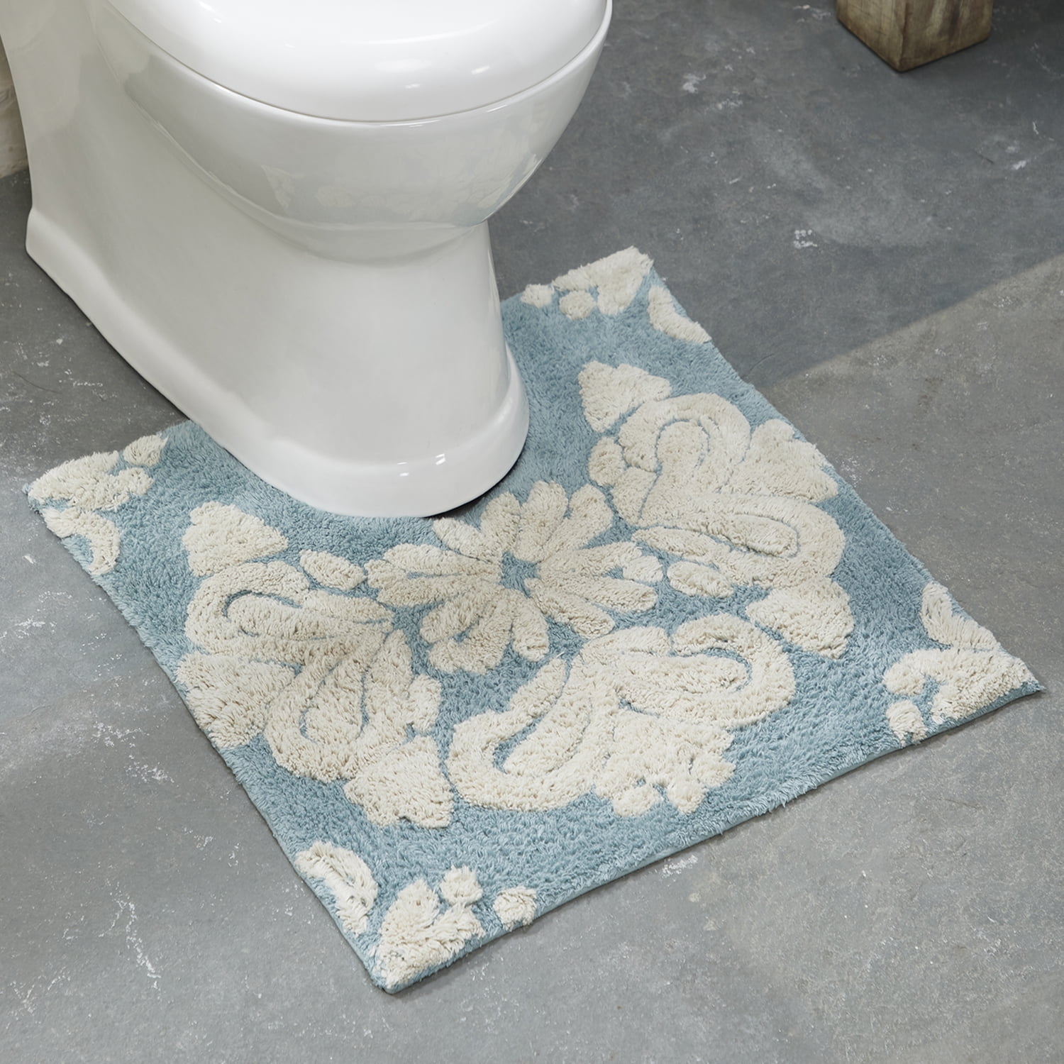 Better Trends U-Shape Toilet Rug 100% Cotton, Non-Slip Rug, Water ...