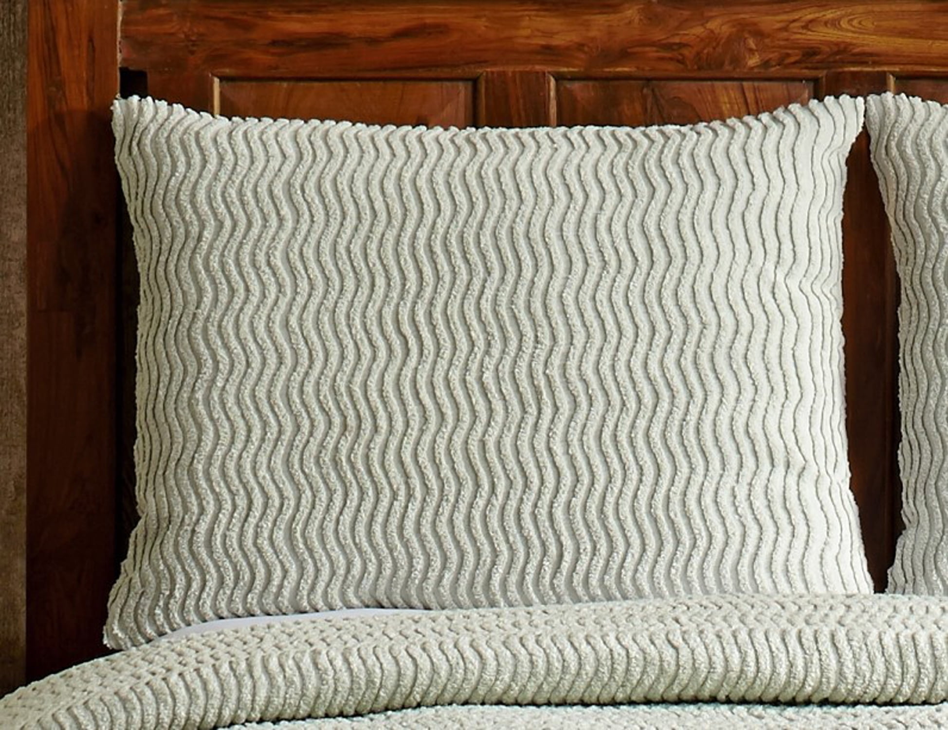 Better Trends Natick Collection Stripes Design, Standard Sham, Sage ...