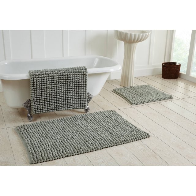 Better Trends Noodle Bath Rug 27" X 45" Sage - Walmart.com