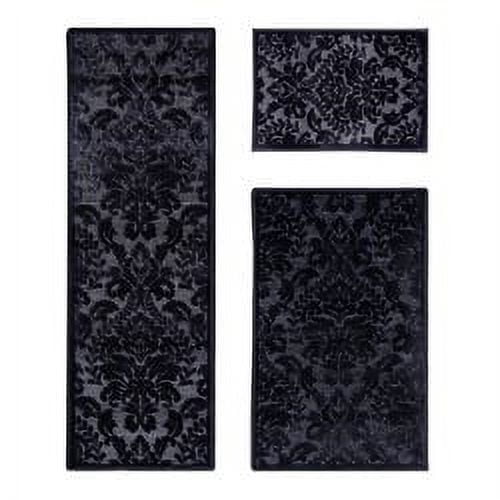 Better Trends Nyla Polyester 3 Piece Accent Rug Set - Gray - Walmart.com
