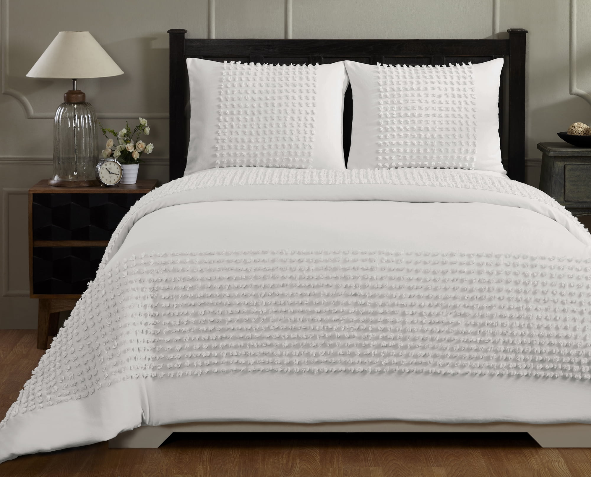 Better Trends Olivia Collection in Motif Design 100% Cotton Tufted ...