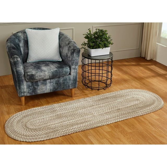 Better Trends Braided Runner Rug 24"x 72" 100% Cotton Rug for Indoor ...
