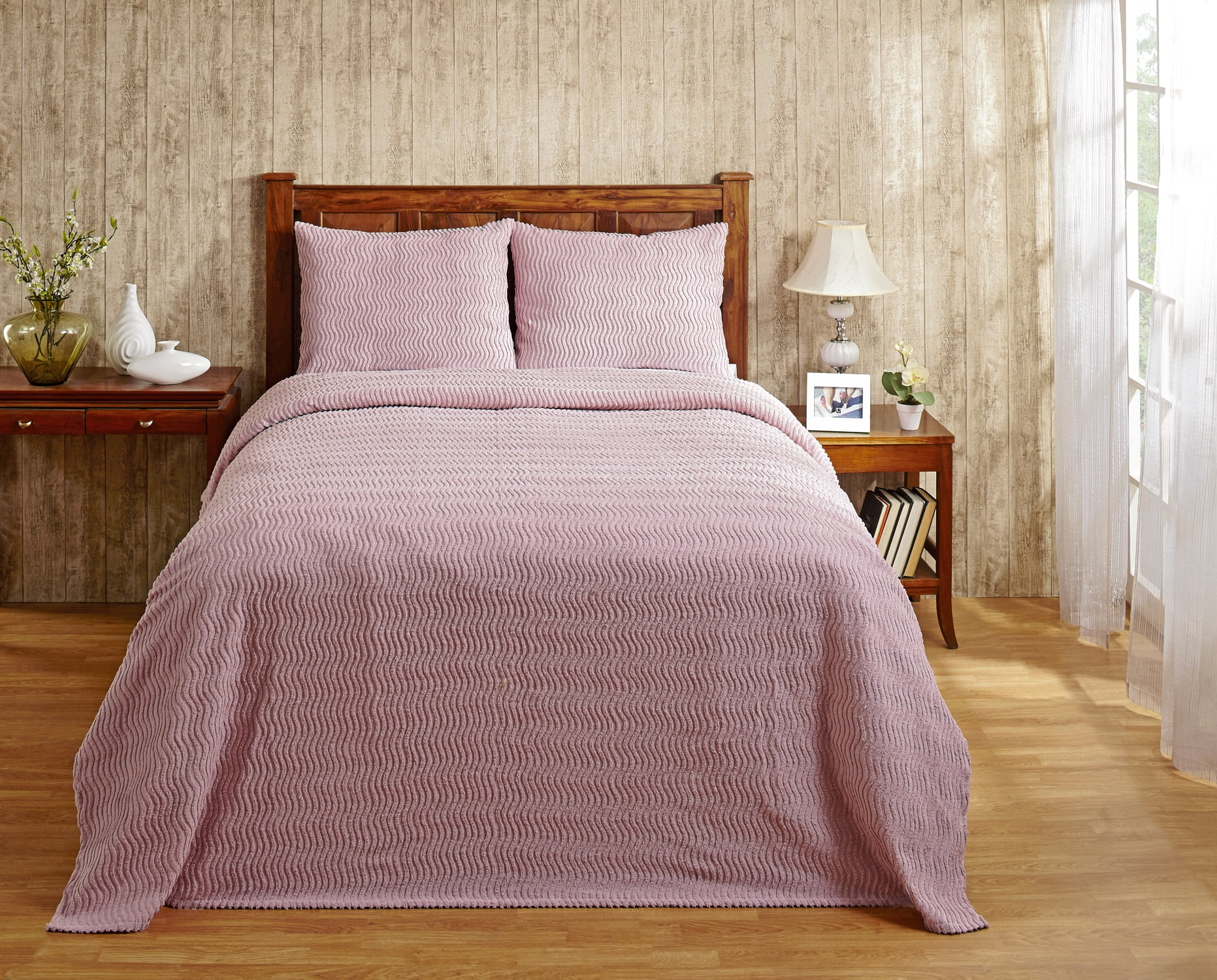 Better Trends Chenille Bedspread For King Size Bed 100% Cotton ...