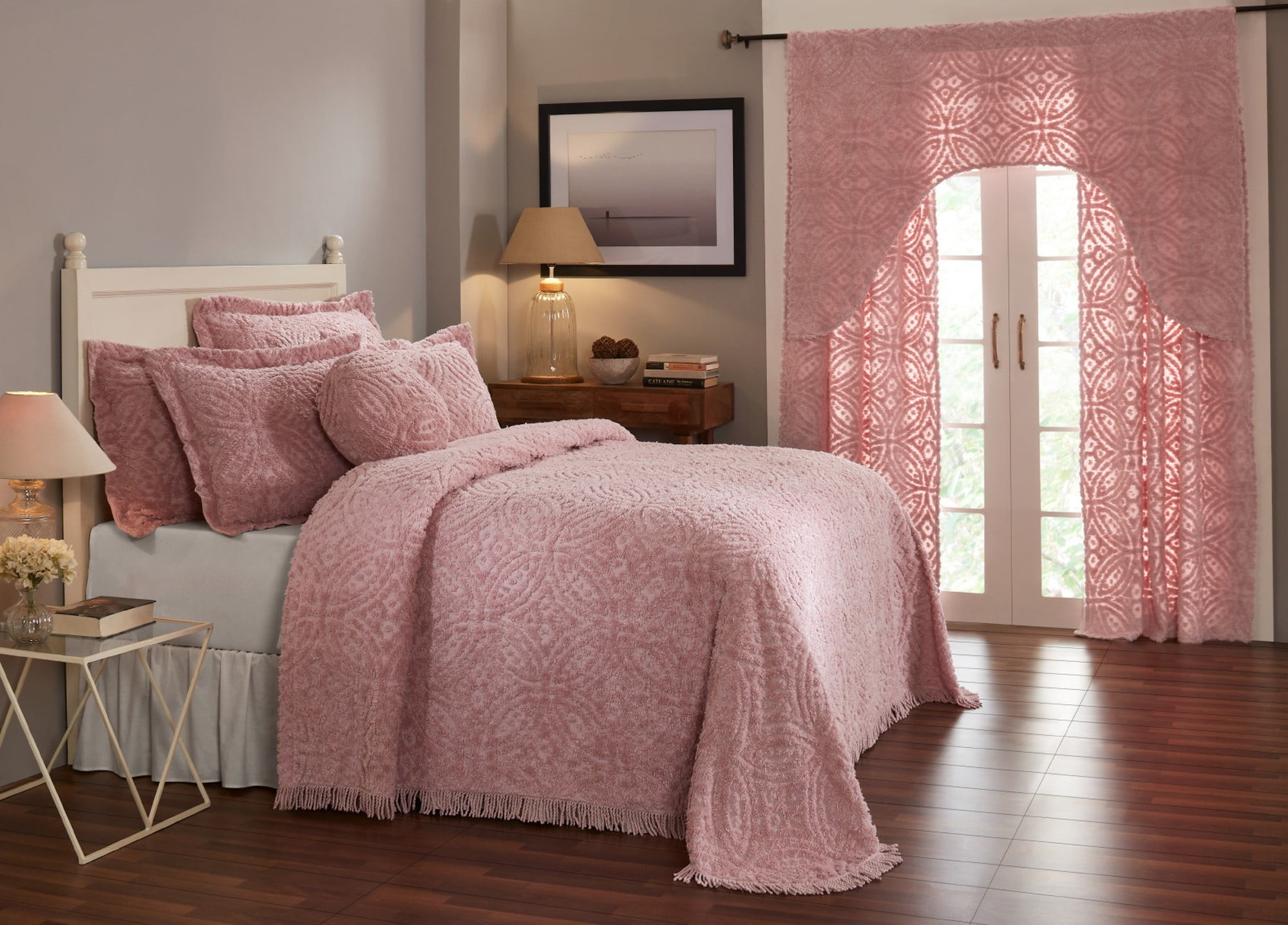Better Trends Chenille Bedspread For Full/Double Size Bed 100% Cotton ...