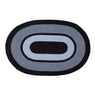 Better Trends Woodbridge Braid Reversible Indoor Area Utility Rug, 100% ...