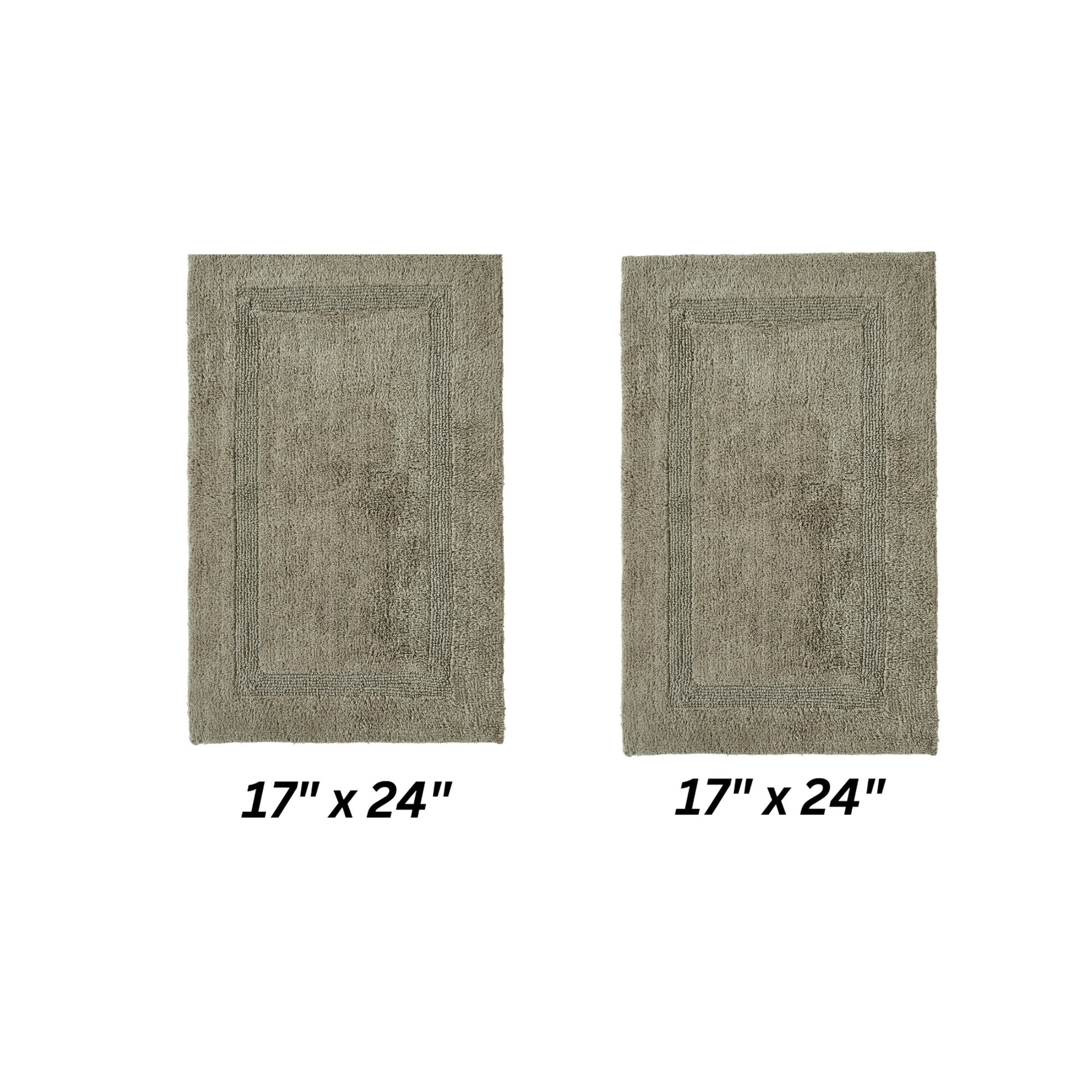 Better Trends Premium 2 Piece Bathroom Rug Set 100% Cotton, Extra Soft ...