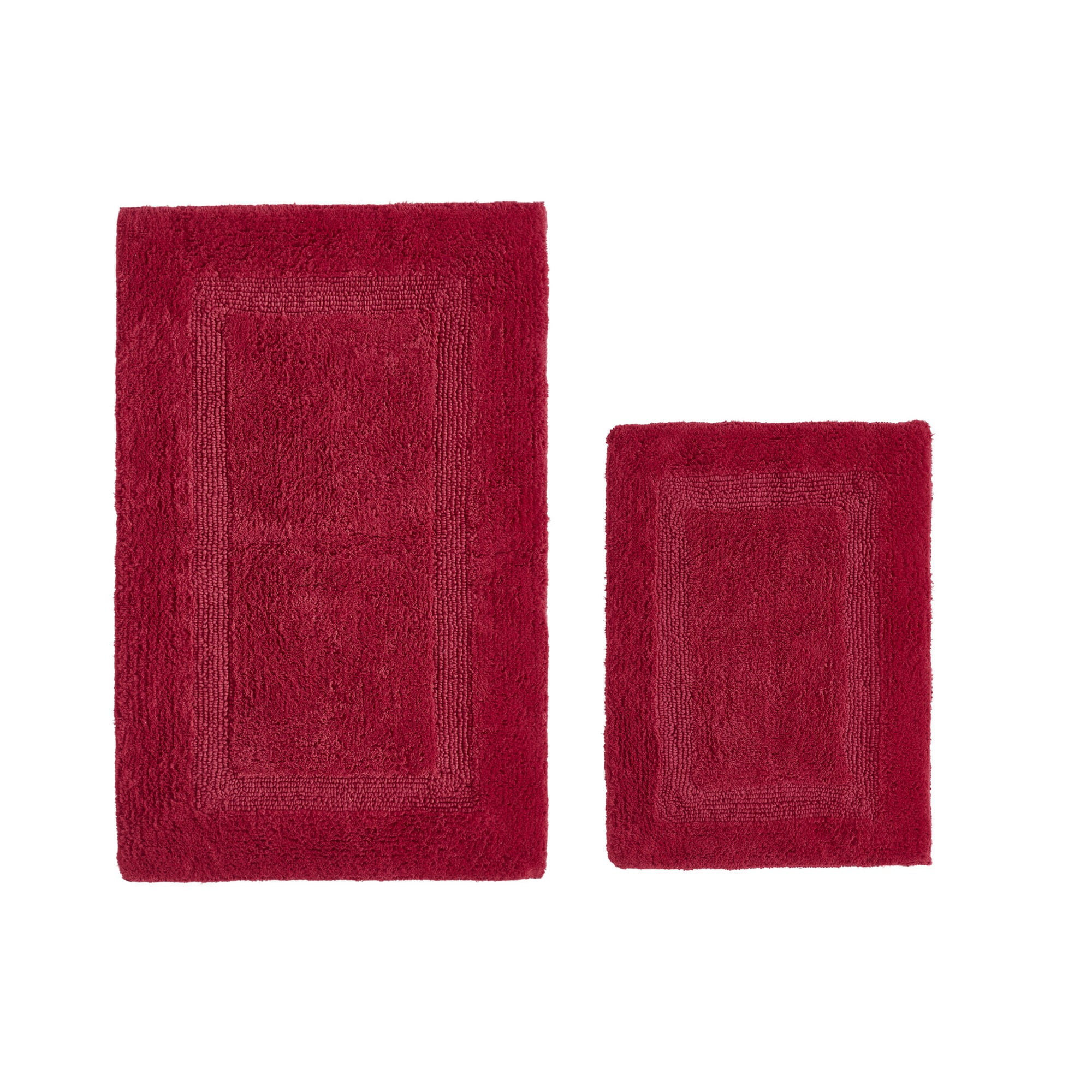 Better Trends Premium 2 Piece Bathroom Rug Set 100% Cotton, Extra Soft ...