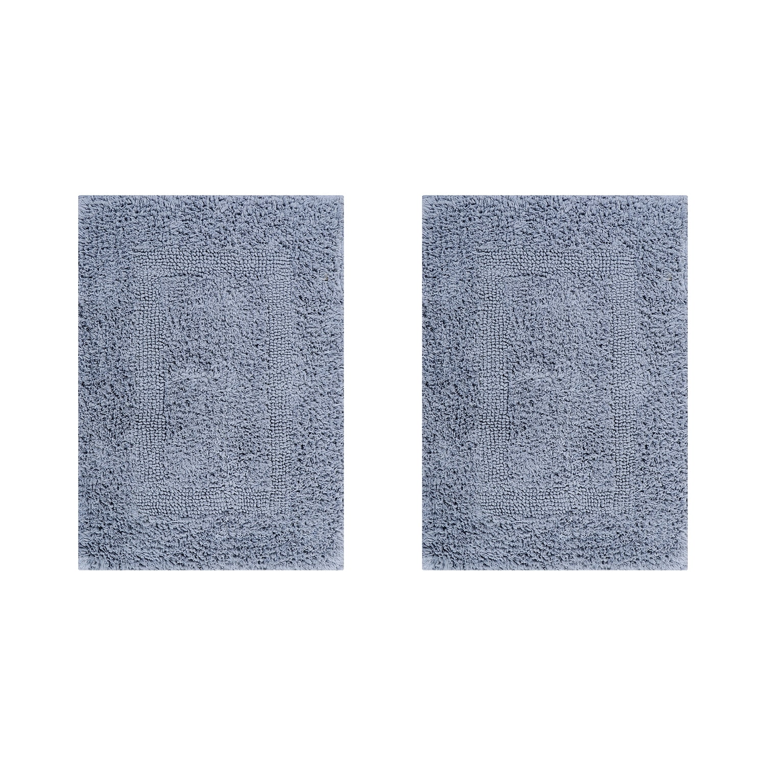 Better Trends Premium 2 Piece Bathroom Rug Set 100% Cotton, Extra Soft ...