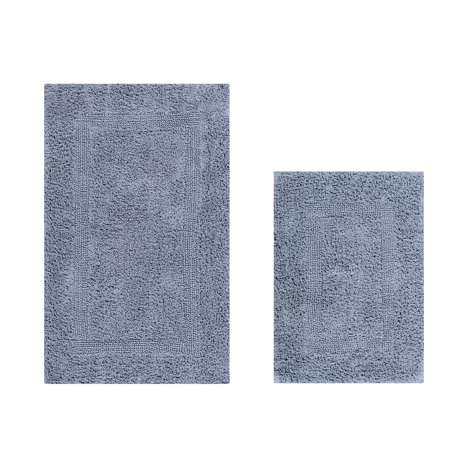 Better Trends Premium 2 Piece Bathroom Rug Set 100% Cotton, Extra Soft ...