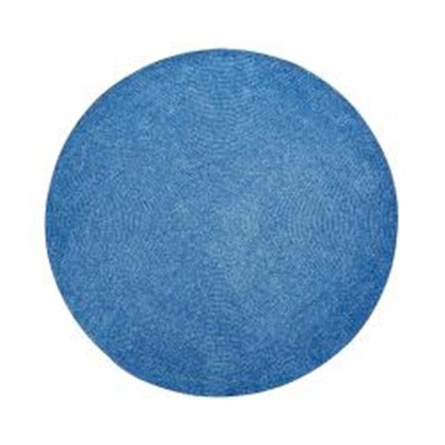 Better Trends Round Chenille Reversible Rug - Smoke Blue - 8 in ...