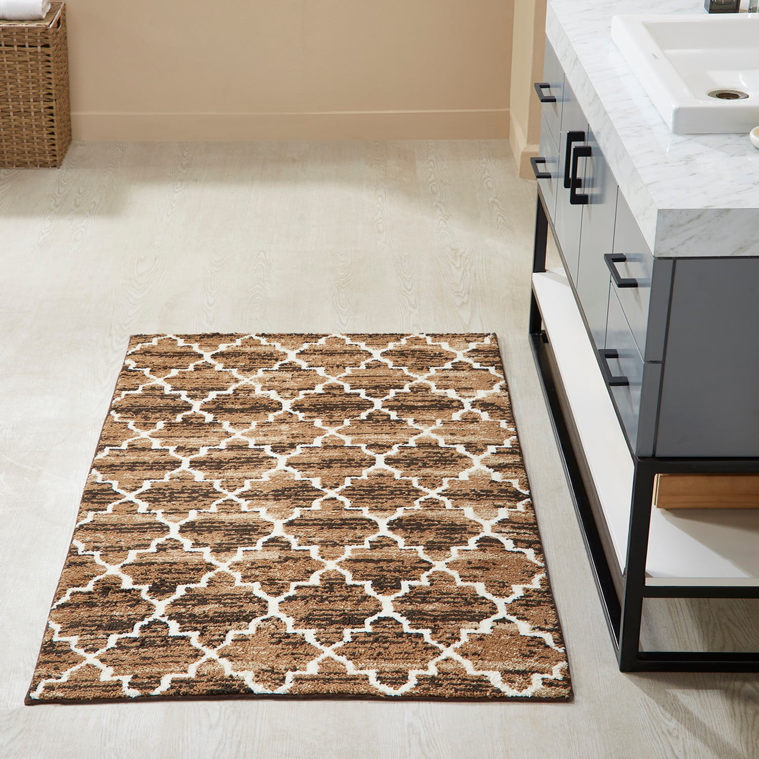 Better Trends 30" x 50" Rectangle Bathroom Rug, 100% Cotton, Soft ...