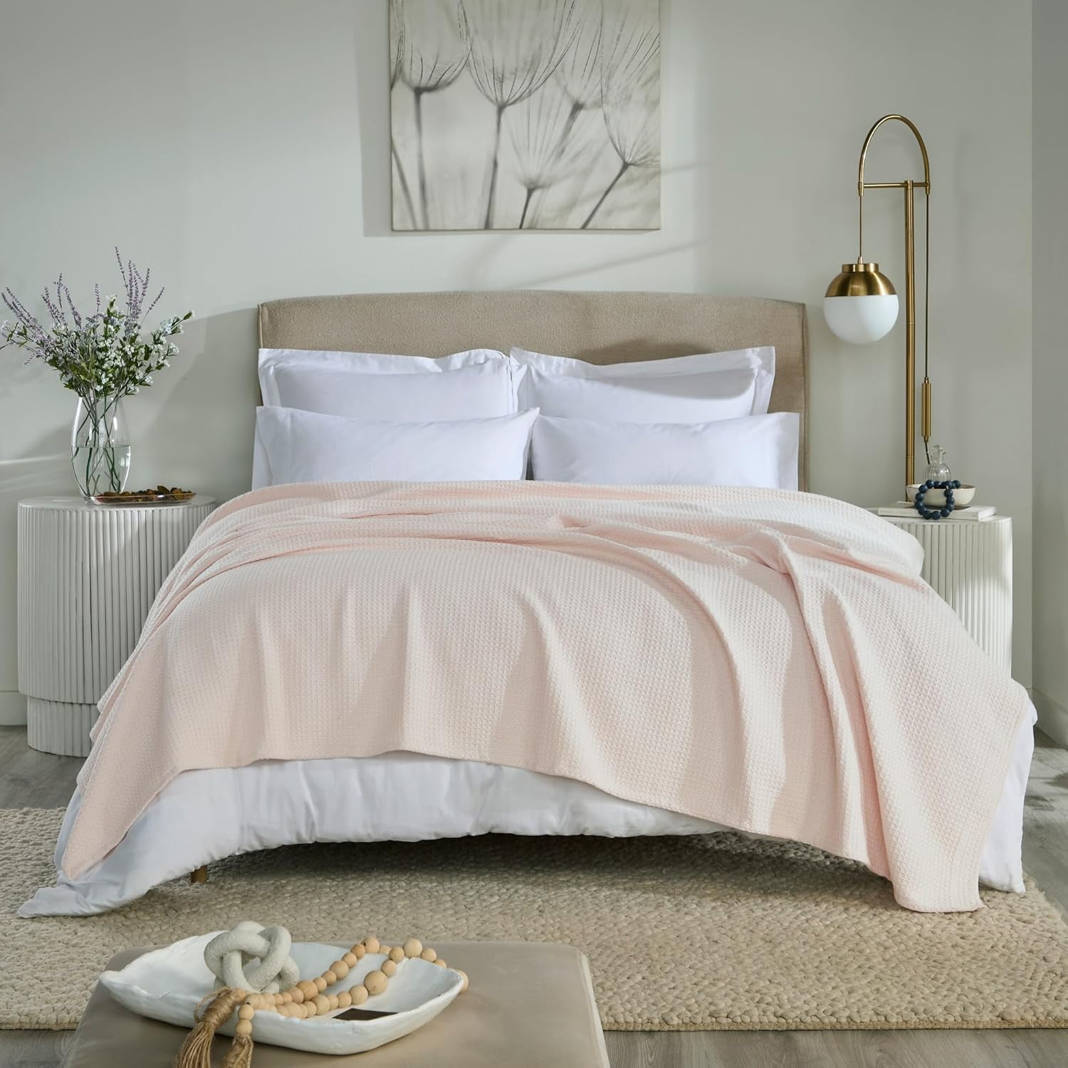 Better Trends All Season Twin Size Blanket 100% Cotton Waffle Weave ...