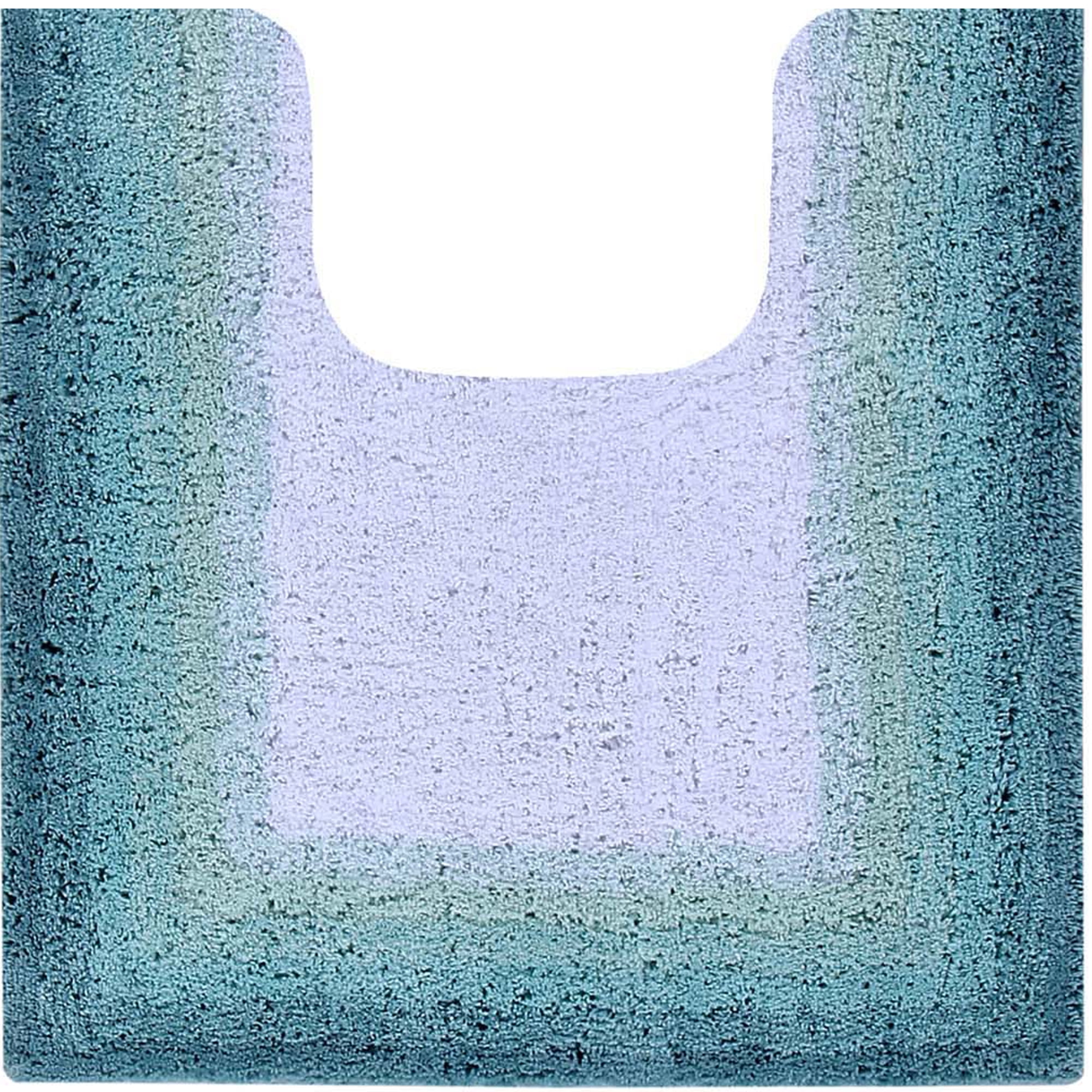 Better Trends Torrent Cotton 20x20 Contour Rug - Turquoise - Walmart.com