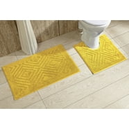 Mainstays Performance Polyester Bath Rug, Cool Water, 19.5" x 34 ...