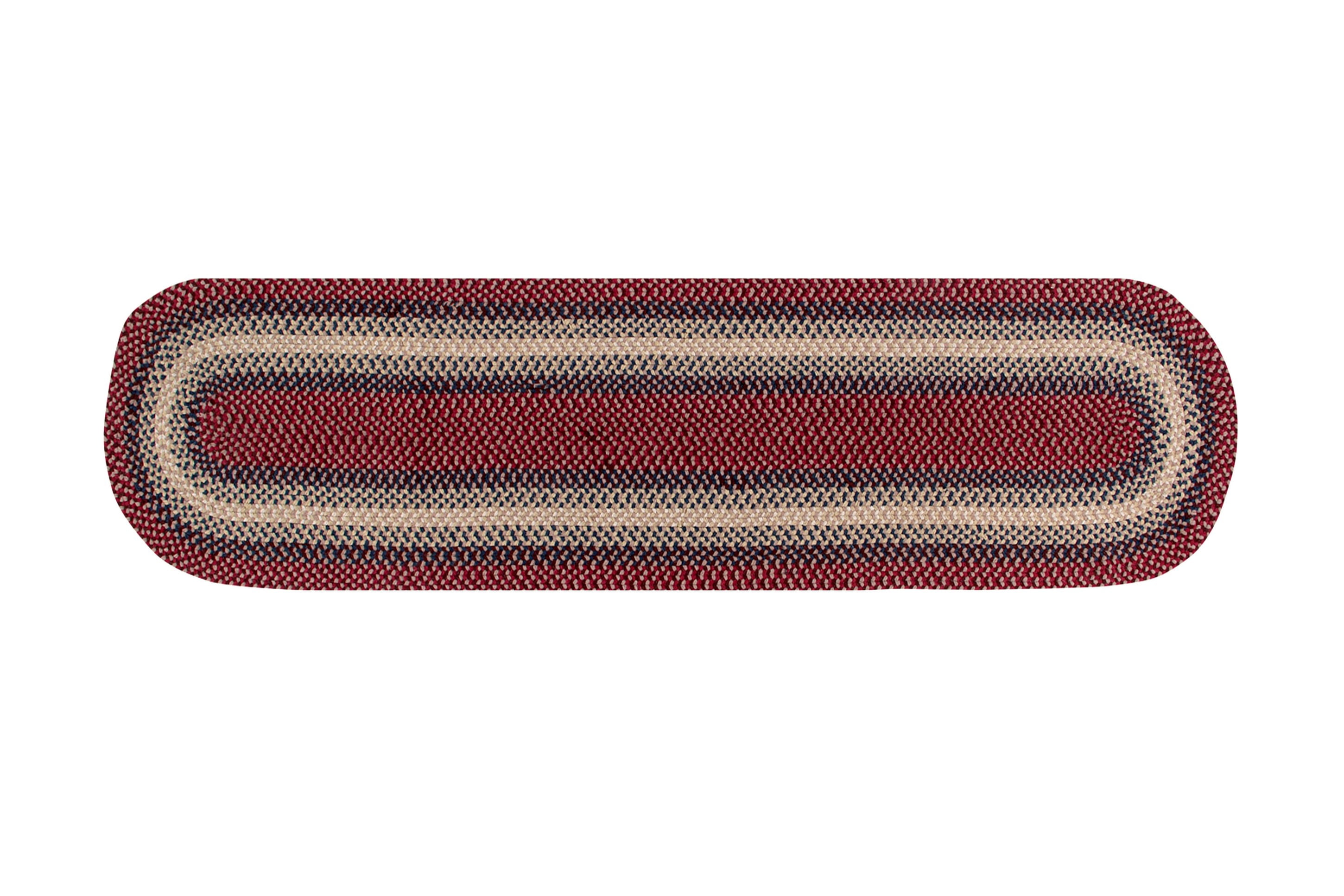 Better Trends Woodbridge Braid Reversible Indoor Area Utility Rug, 100% ...