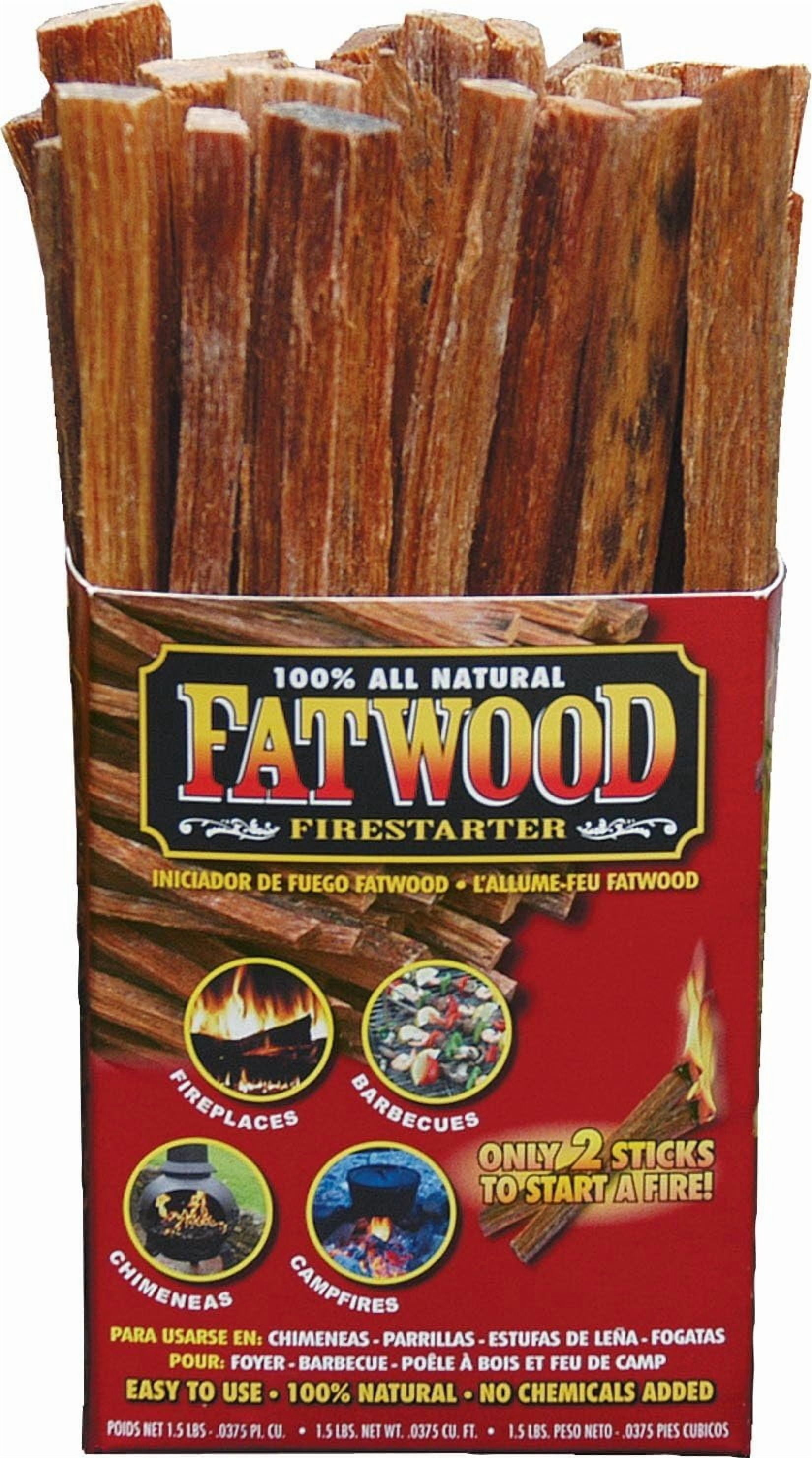 Fatwood 1-1/2 Lb. Fire Starter 9983 - Walmart Business Supplies