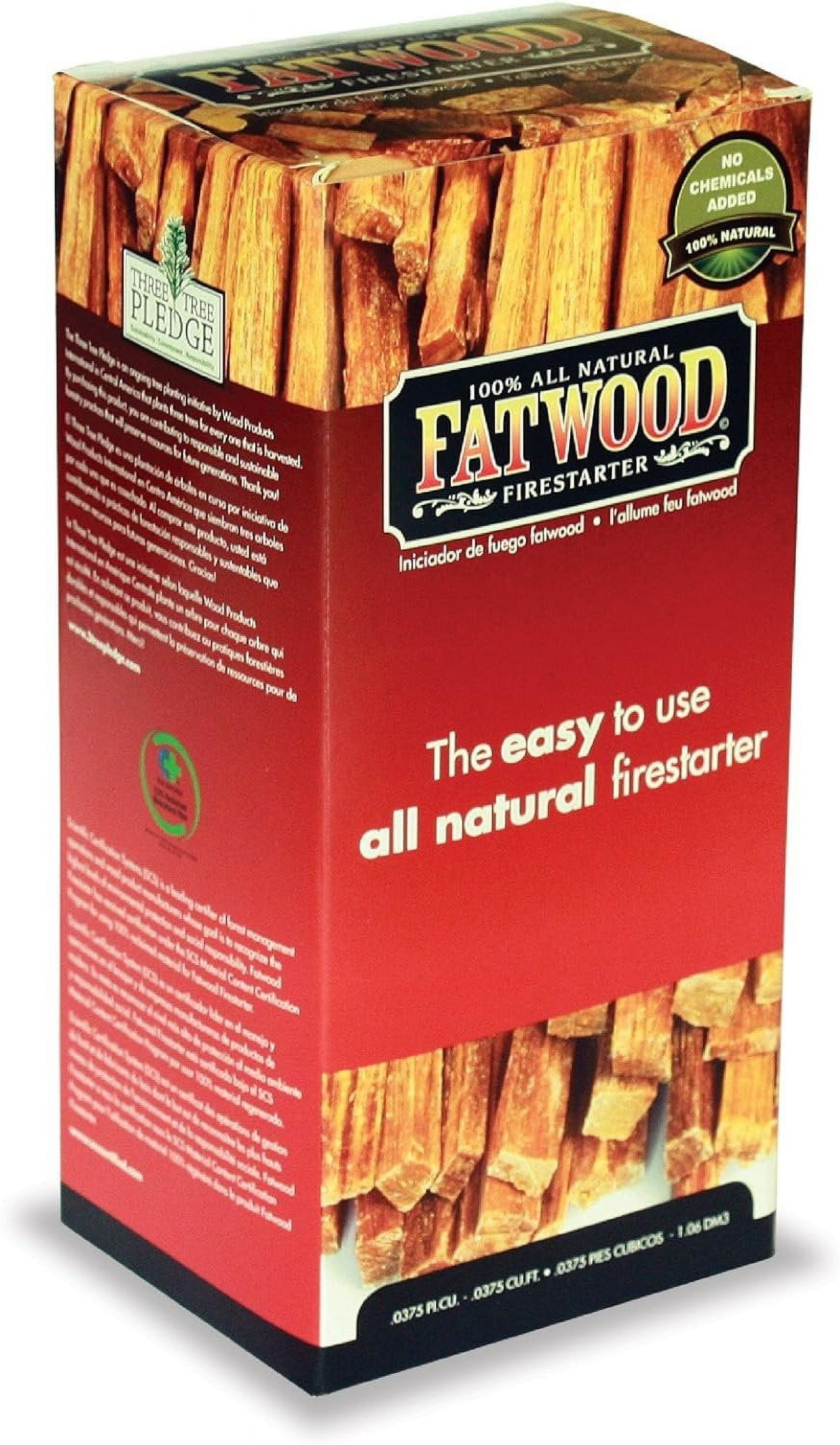 Better Wood Products Fatwood Pine Resin Stick Fire Starter 1.5 lb ...