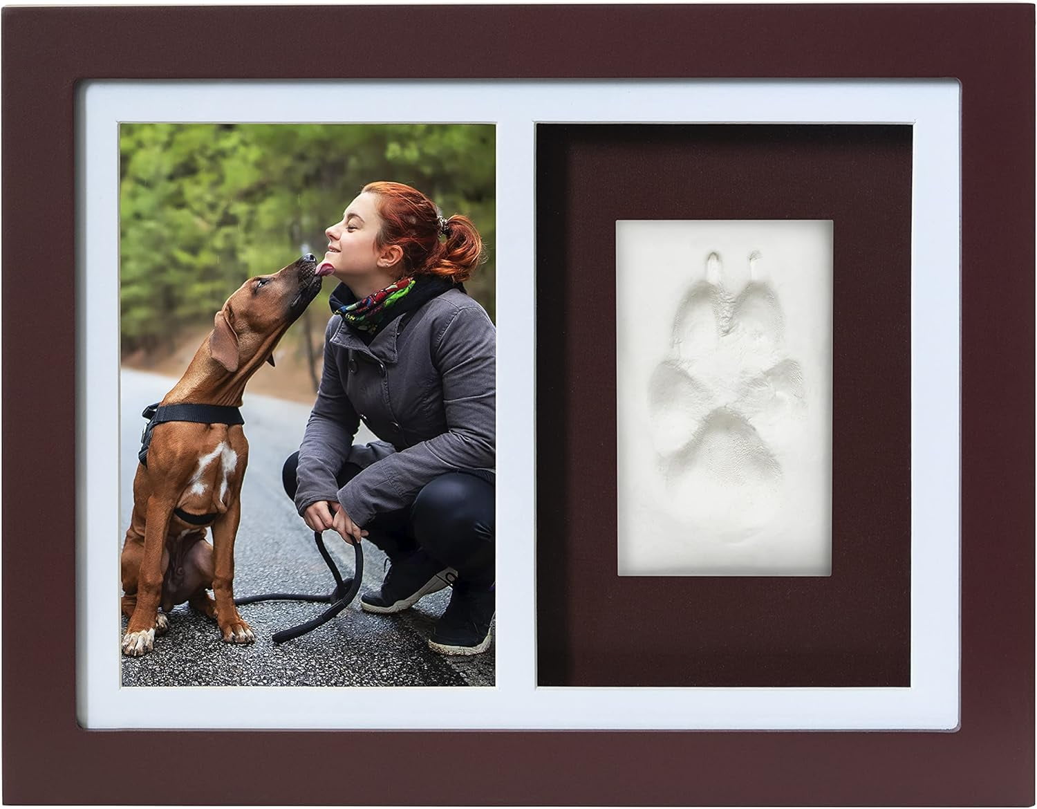 Better World Pets Furever Memorial Paw Print Keepsake Frame for Dogs ...