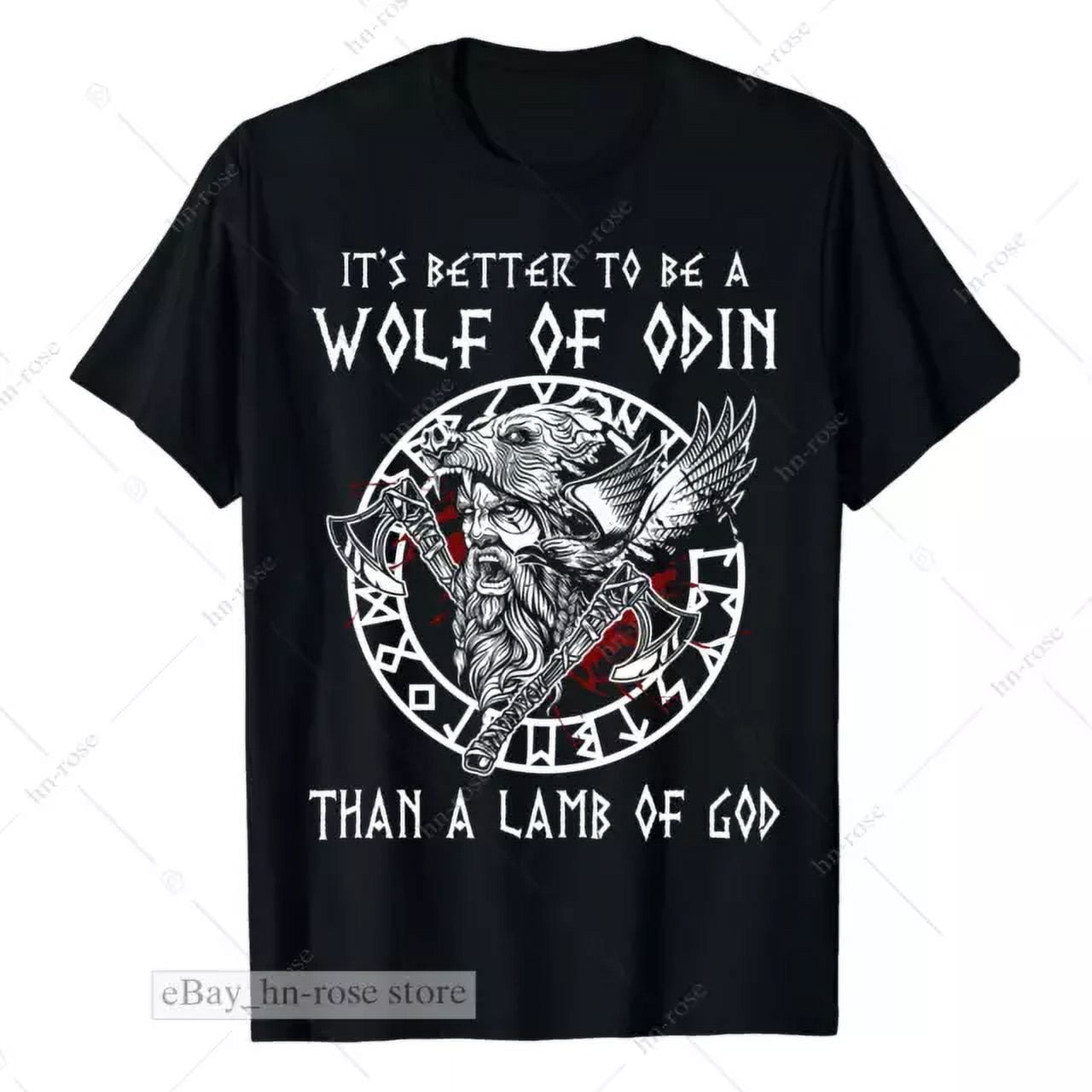 Better to Be A Wolf Of Odin Blood Norse Valhalla Nordic Viking Warrior ...