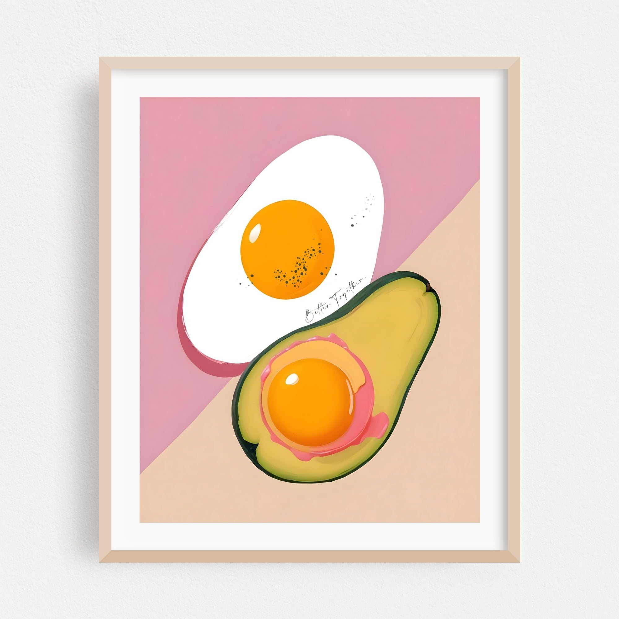 Better together | Avocado & Eggs Breakfast - Painting Breakfast Kitchen ...
