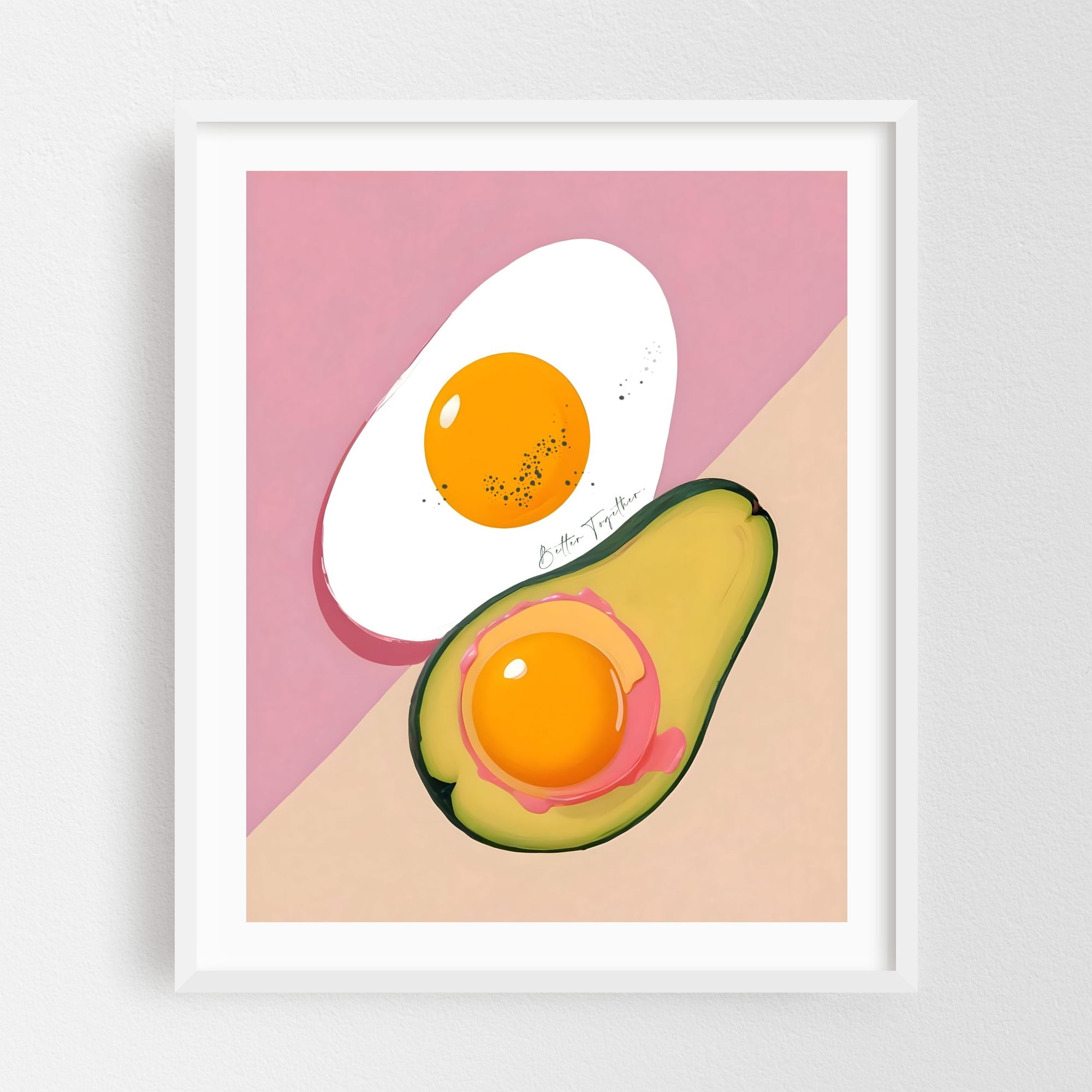 Better together | Avocado & Eggs Breakfast - Painting Breakfast Kitchen ...