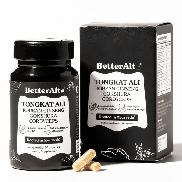 Better Alt Tongkat Ali Capsules for Women & Men - Korean Ginseng ...
