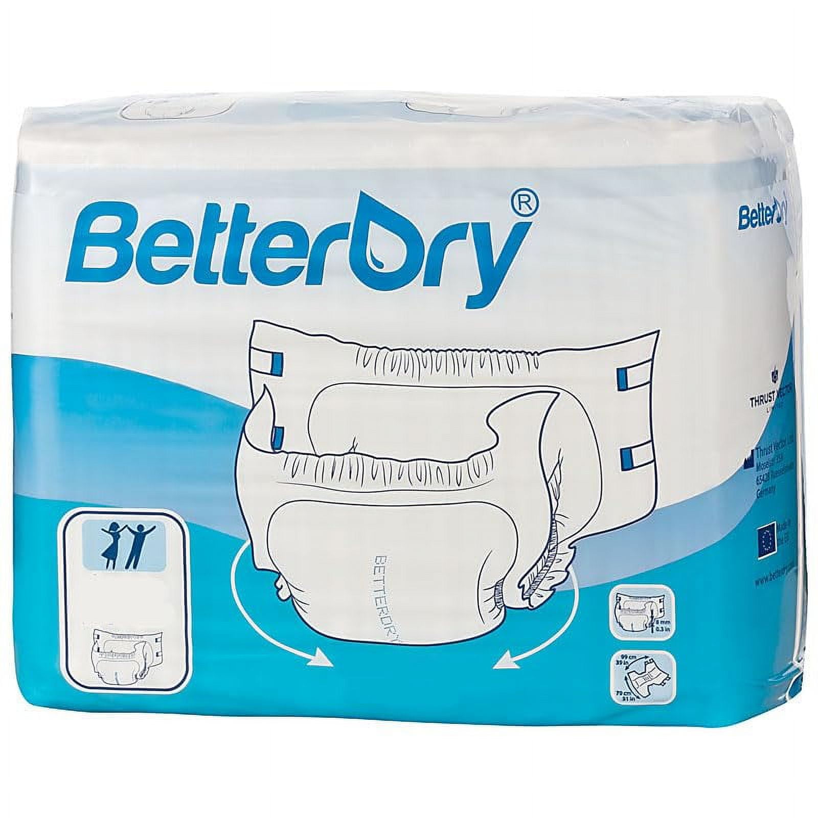 Betterdry Adult Incontinence Diaper Size Small Plastic Backed Adult