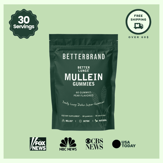 BetterLungs® Mullein Gummies - Walmart.com