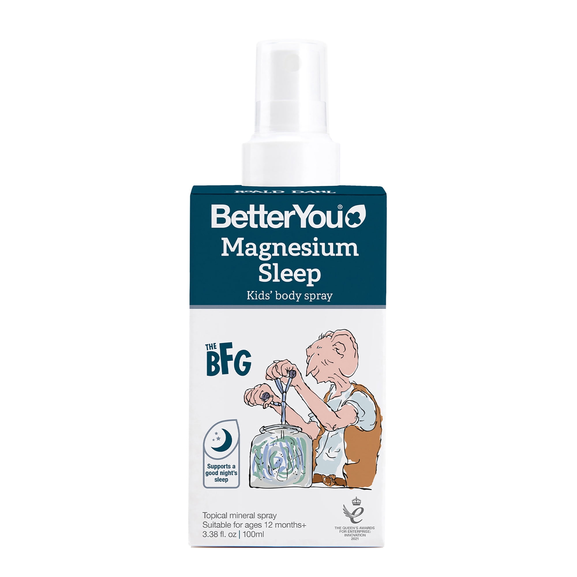 BetterYou Magnesium Sleep Kids Spray, Relaxing Bedtime Aid with ...