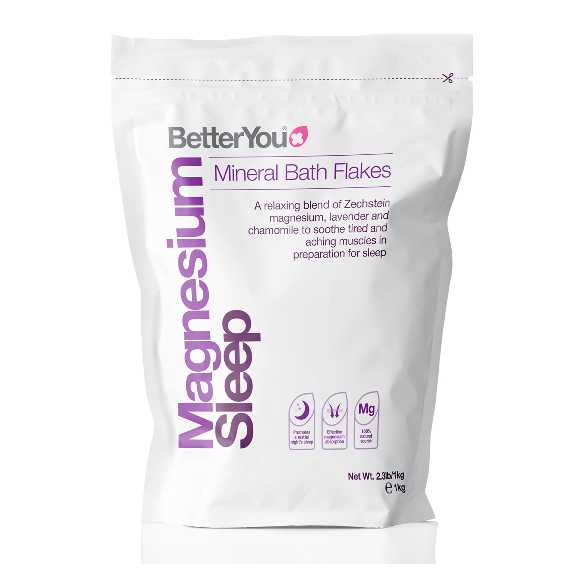 BetterYou Magnesium Sleep Mineral Bath Flakes - Mineral Bath Salts For ...