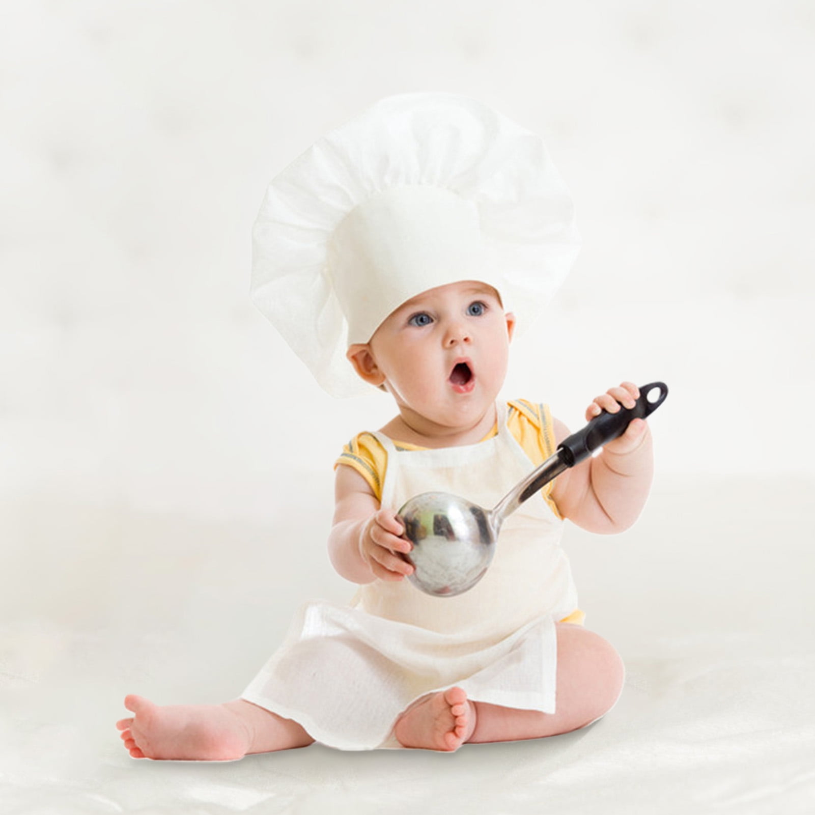 BetterZ 1 Set Adorable Sleeveless Baby Chef Apron Canvas Photos ...