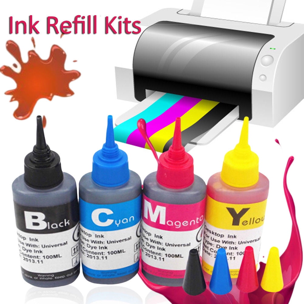 BetterZ 100ml Quick-Dry Bulk Ink Refill Replacement for HP 1050 1000 ...